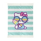 Hello Kitty 835942 50 x 60 in. Holding Popsicle Beach Throw with ...