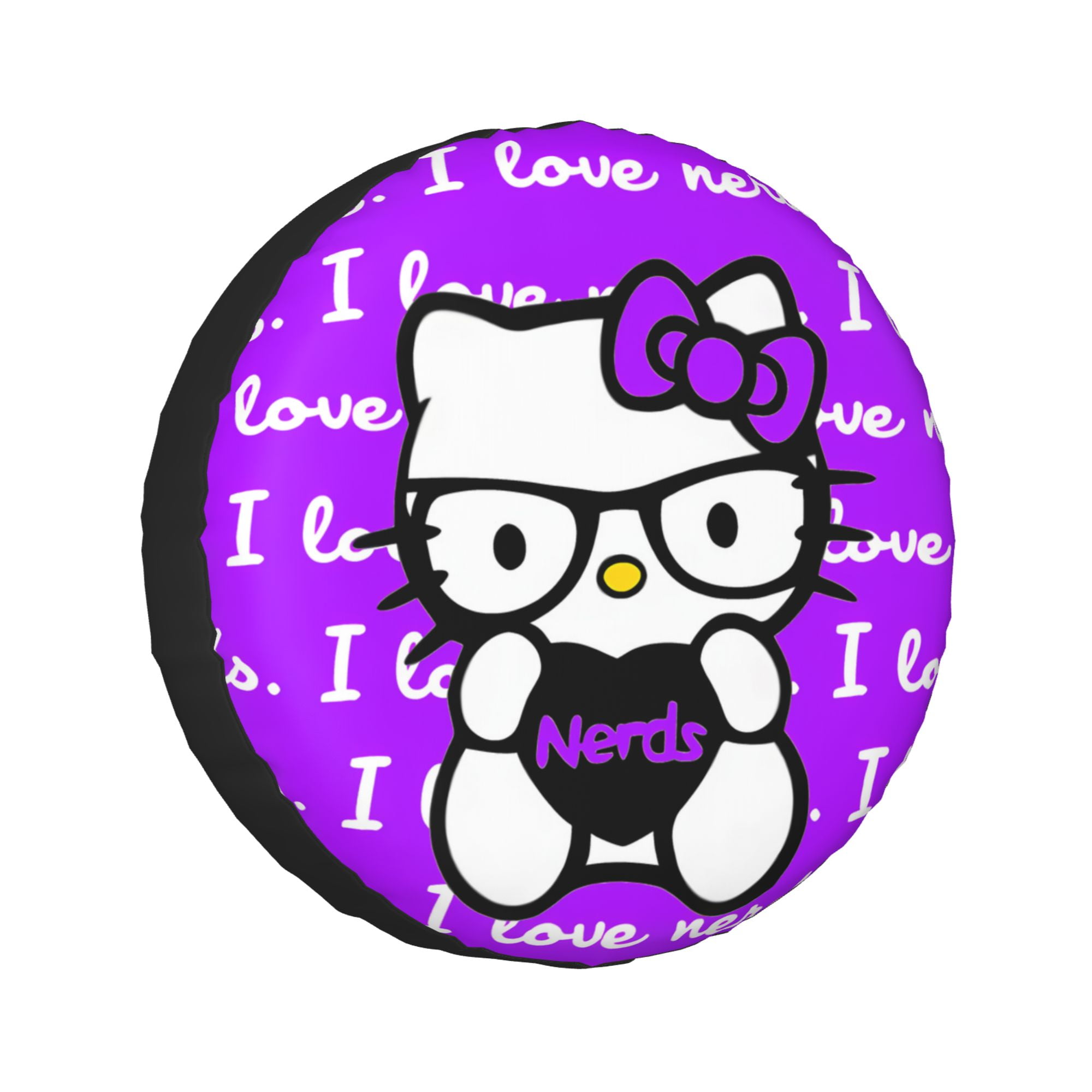 Hello Kitty(88) Spare Tire Cover,Universal Wheel Tire Cover 14 15 16 17 inch Dust-Proof Tire ...