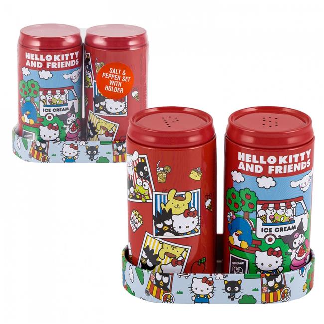 Hello Kitty 888925 Hello Kitty & Friends Matching Salt & Pepper Shakers ...