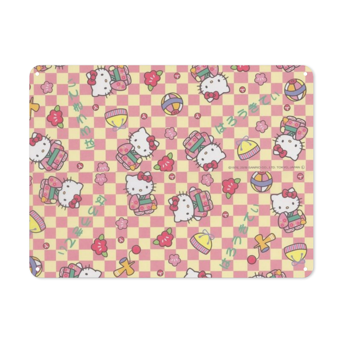 Hello Kitty 8x12 Inch Metal painting horizontal version multi-size for ...