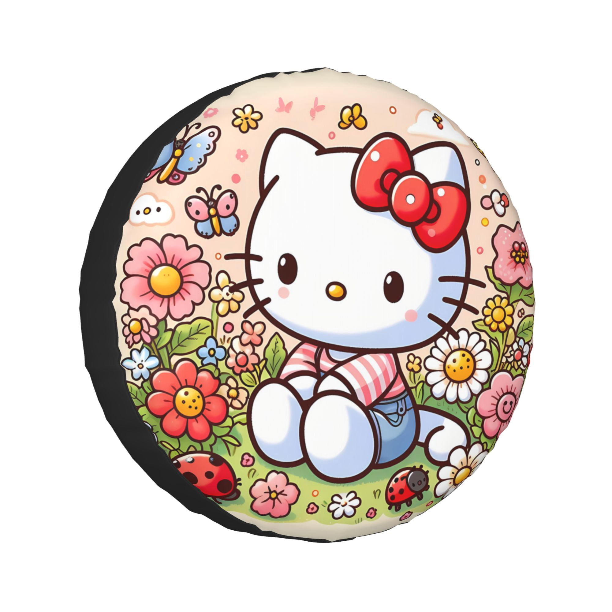 Hello Kitty(92) Spare Tire Cover,Universal Wheel Tire Cover 14 15 16 17 ...