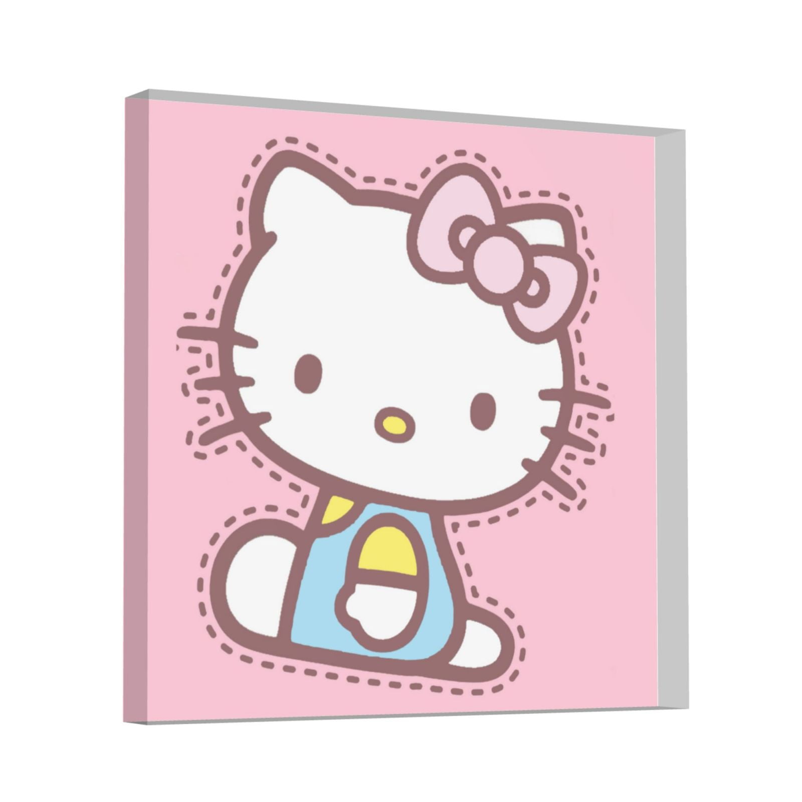 Hello Kitty Acrylic Square Plaque Inspirational Quotes Romantic Gift ...