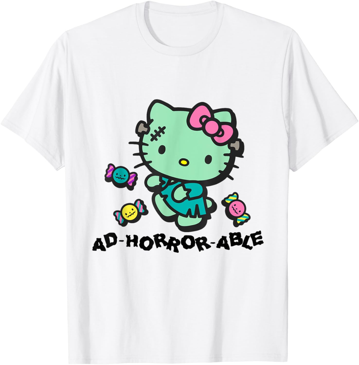 Hello Kitty Ad-horror-able T-Shirt - Walmart.com