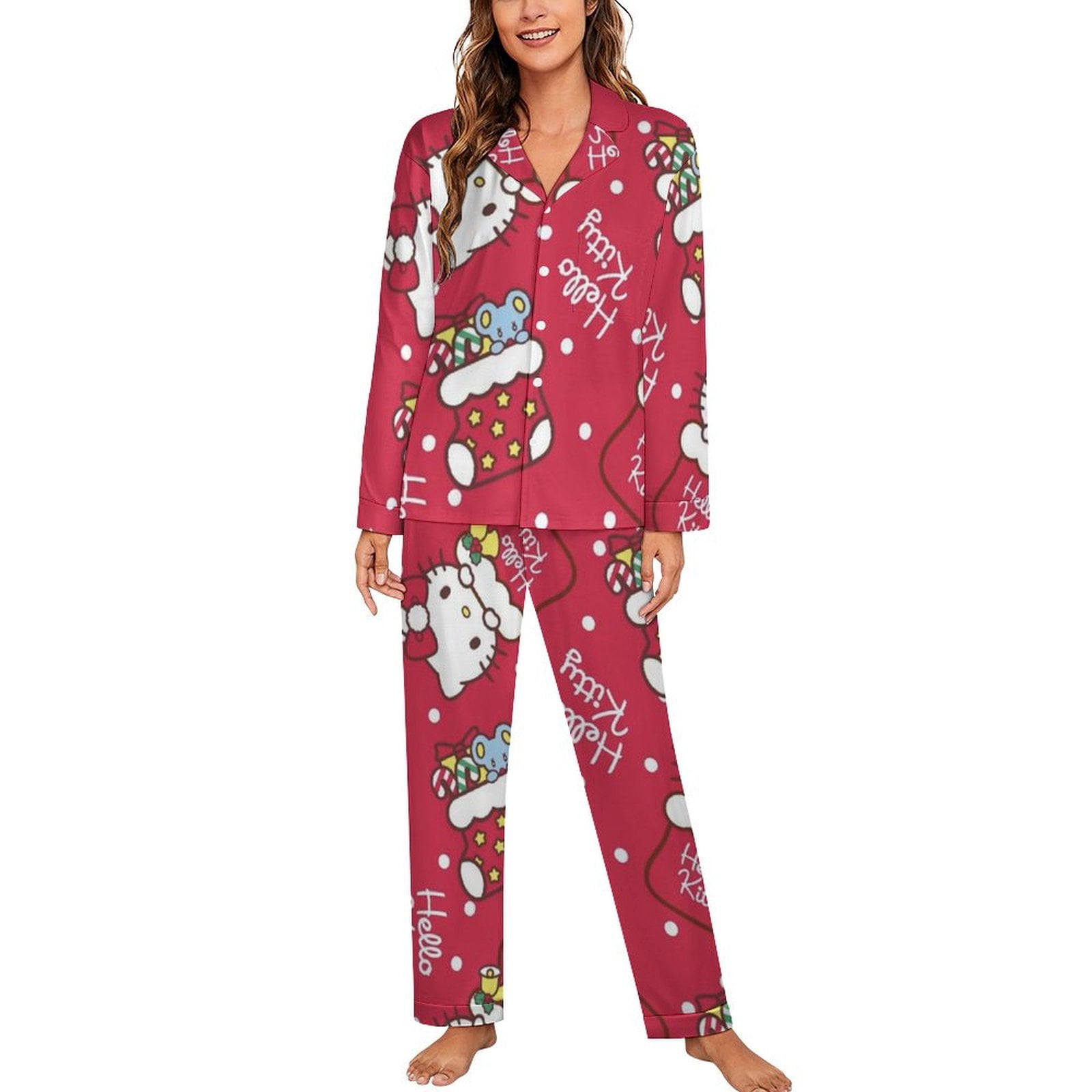 Hello Kitty Pjs For Adults