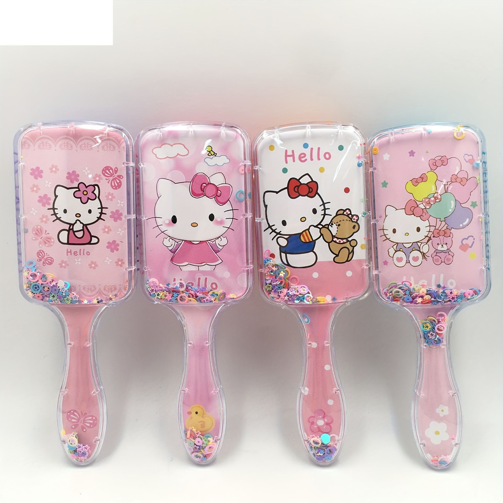 Hello Kitty Air Cushion Comb Anime Kawaii Massage Comb Sanrio Portable ...