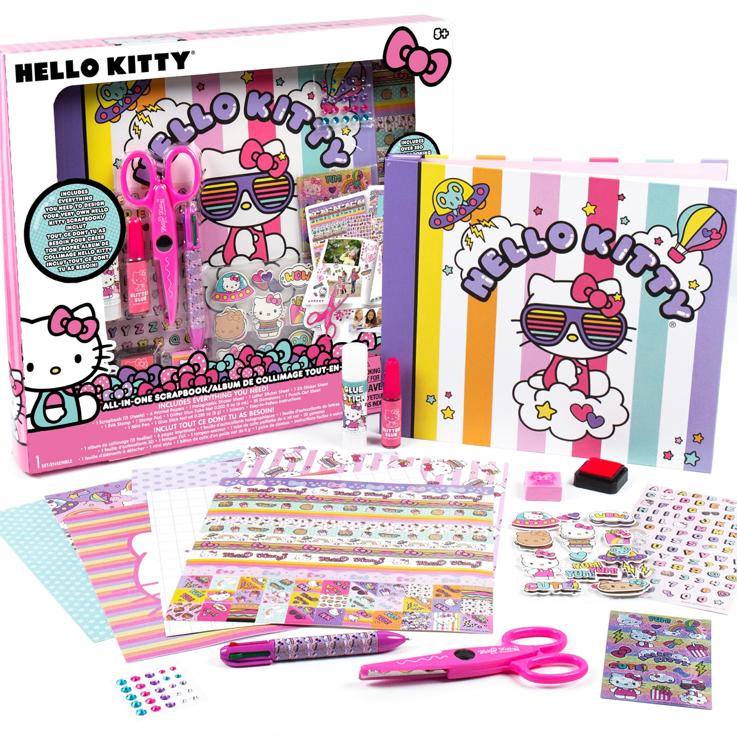 Hello Kitty All-In-One Diy , Design Your Own Scrapbook With Over 250 ...