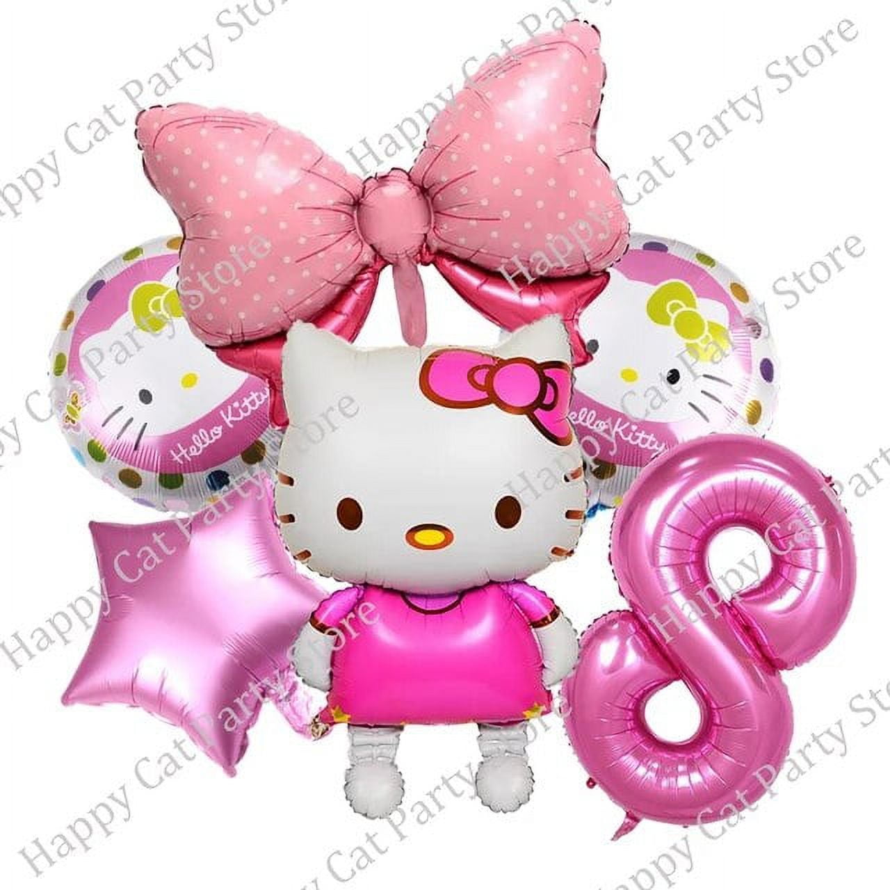 GQ Hello Kitty Aluminum Foil Balloons Large Kitty Girls Birthday Adult ...
