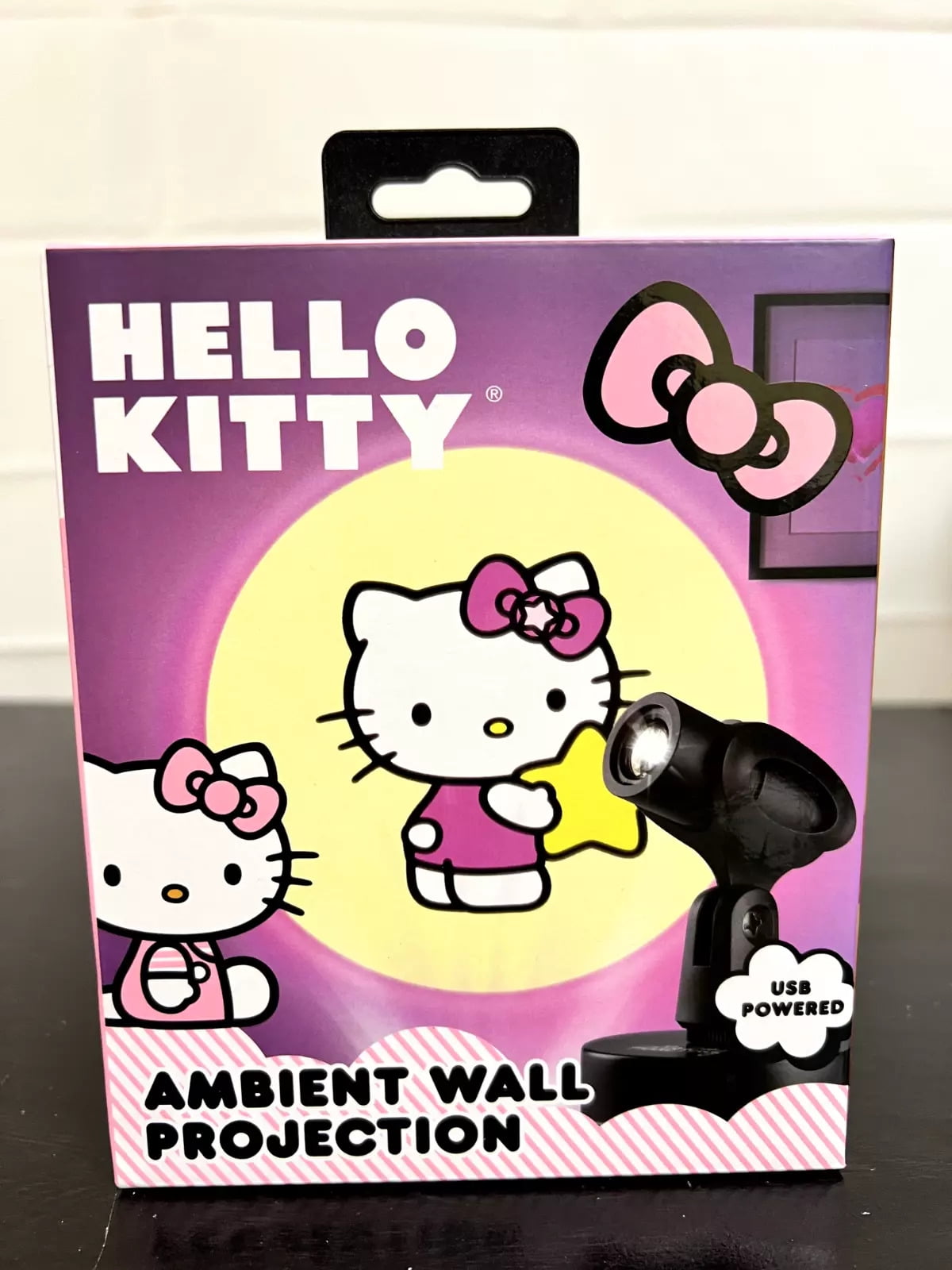 Hello Kitty Ambient Wall Projection USB Powered Cute Star Bow - Walmart.com