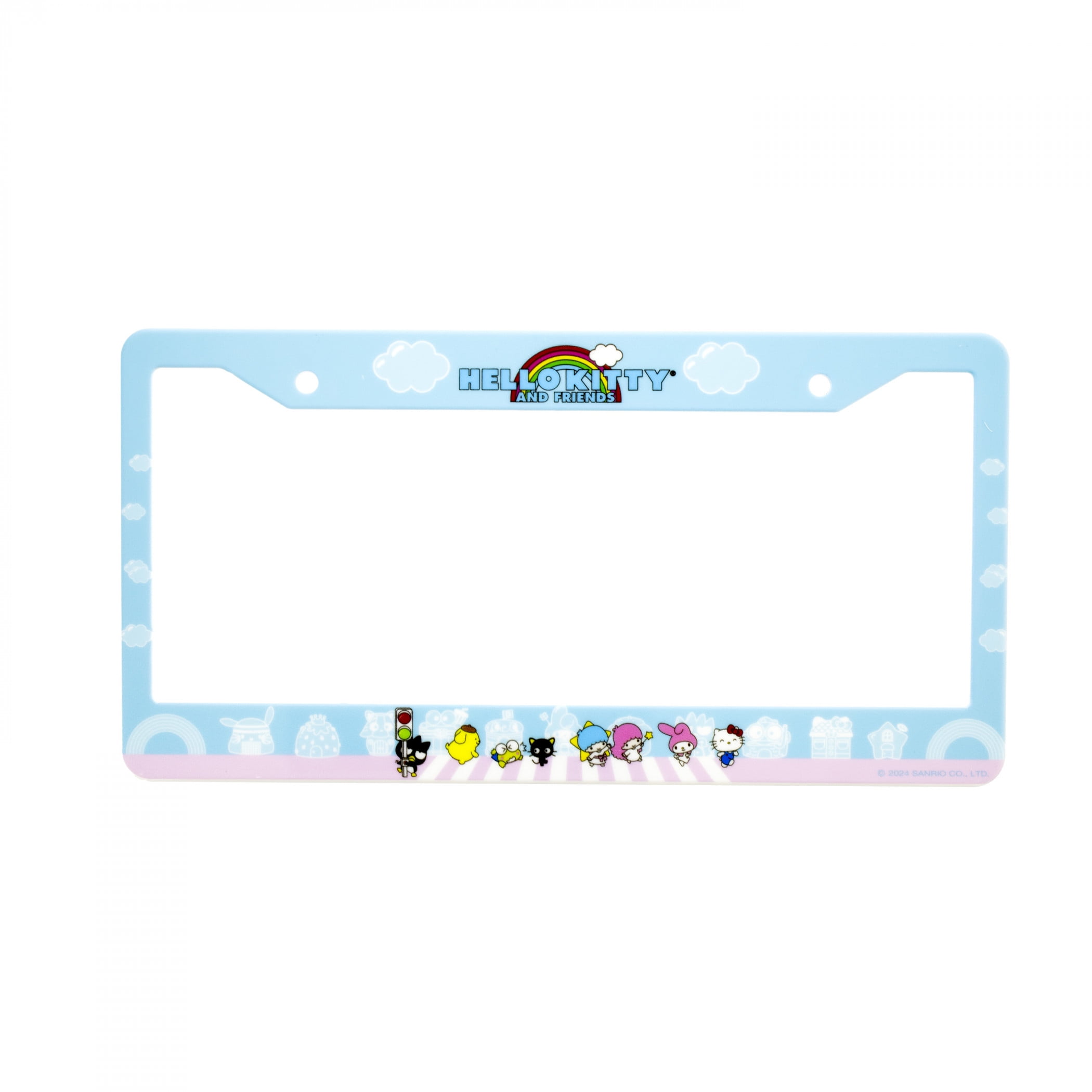 Hello Kitty And Friends Crosswalk License Plate Frame - Walmart.com