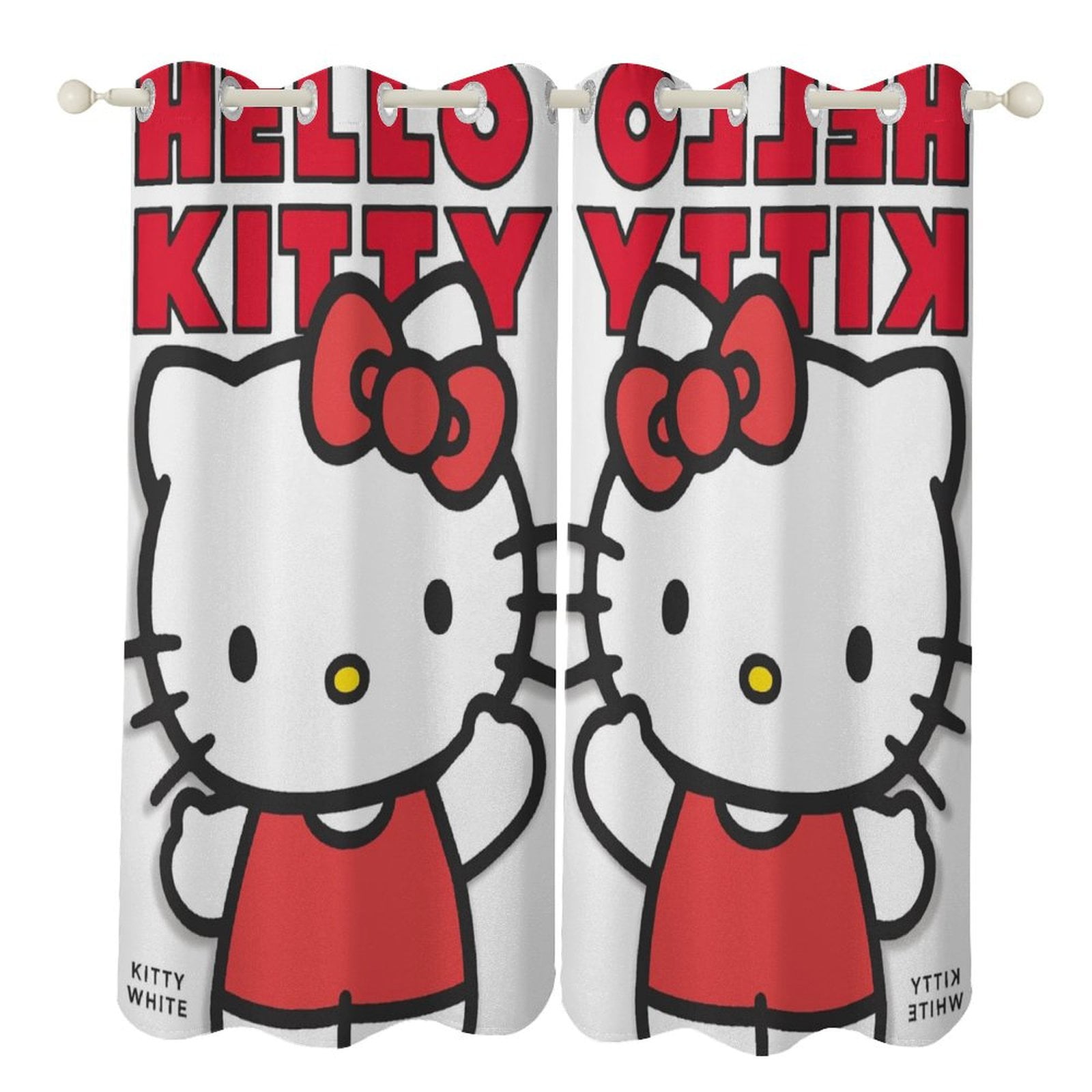 Hello Kitty And Friends Curtains for Kids,Cartoon BlackOut Curtain for ...
