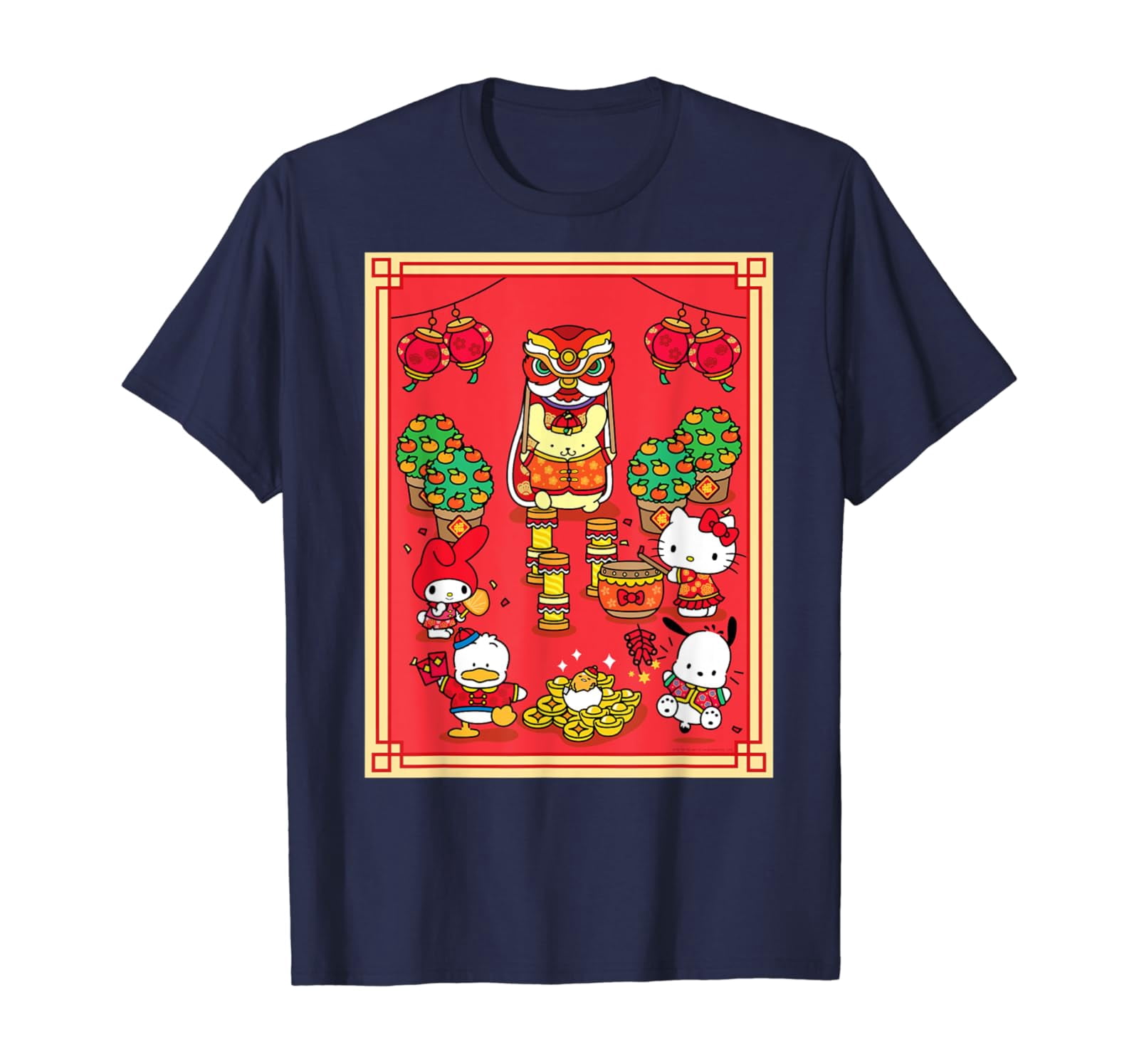 Hello Kitty And Friends Happy Lunar New Year 2020 T-Shirt - Walmart.com