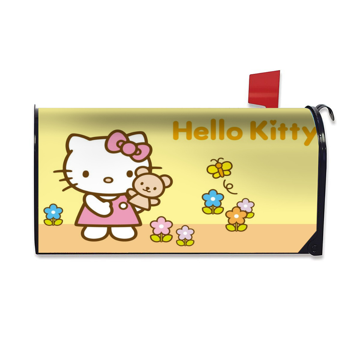 Hello Kitty Animation mailbox cover both sides customized, personalized ...