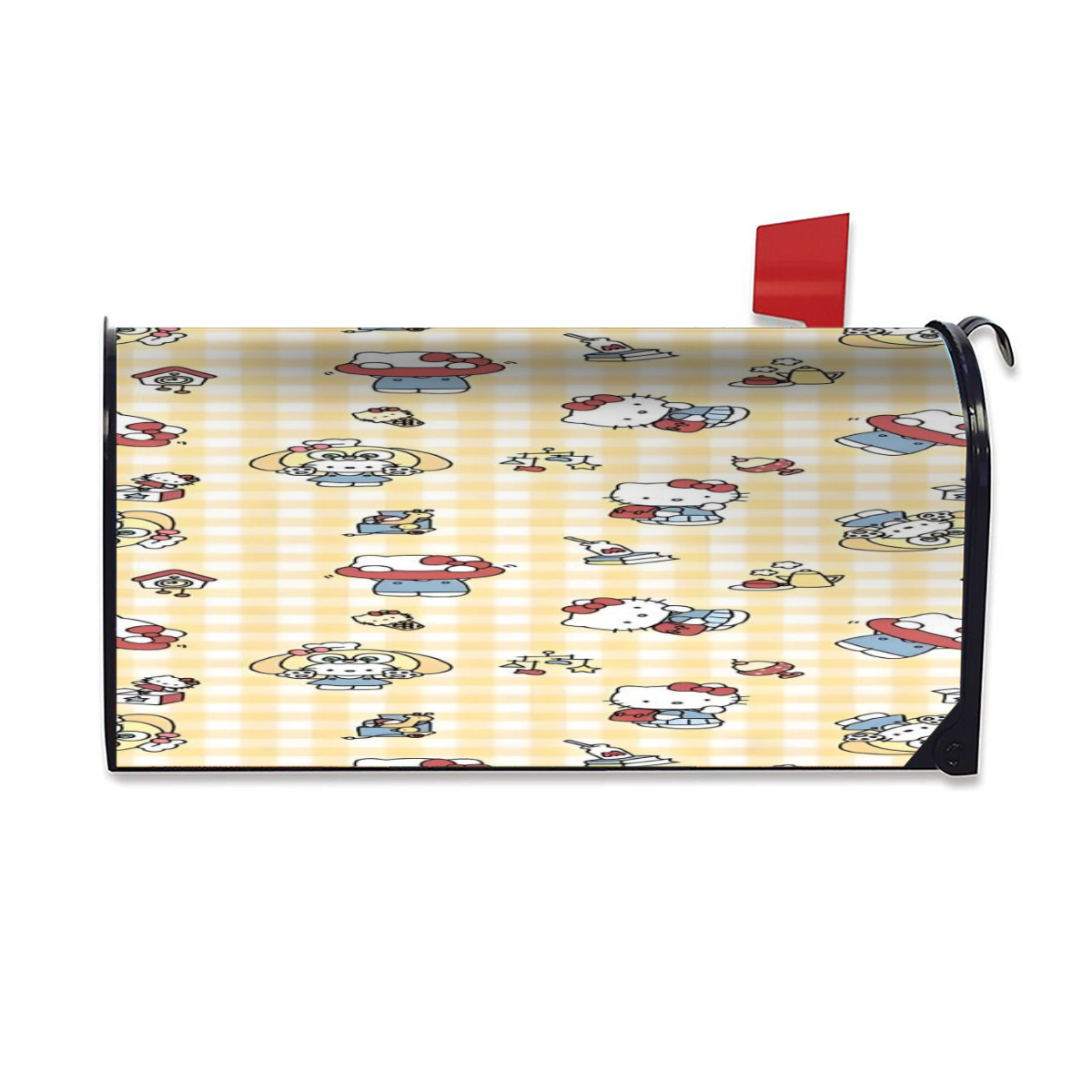 Hello Kitty Animation mailbox cover both sides customized, personalized ...