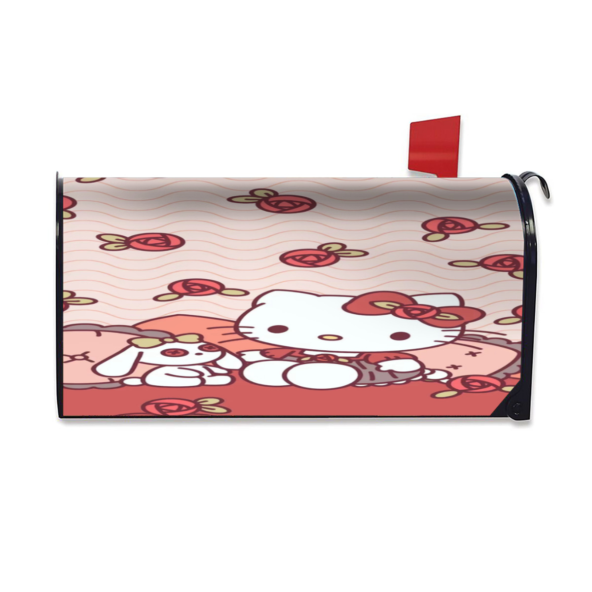 Hello Kitty Animation mailbox cover both sides customized, personalized ...