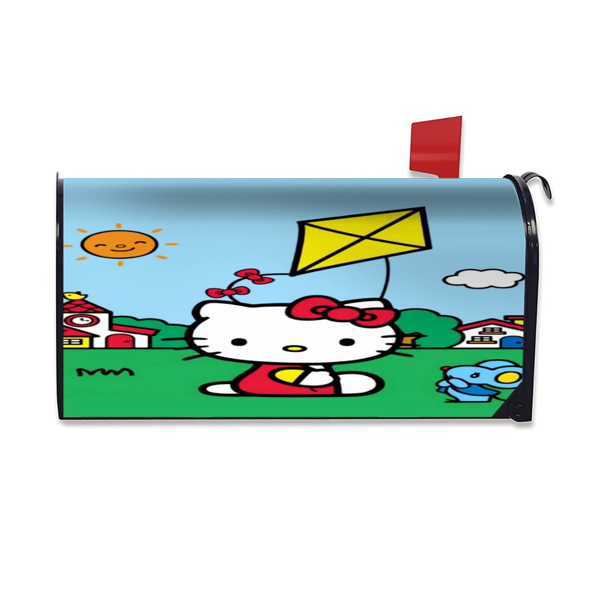 Hello Kitty Animation mailbox cover both sides customized, personalized ...