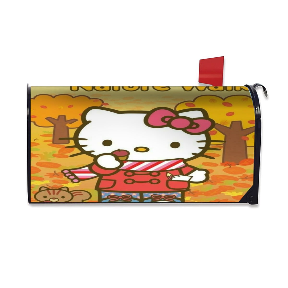 Hello Kitty Animation mailbox cover both sides customized, personalized ...