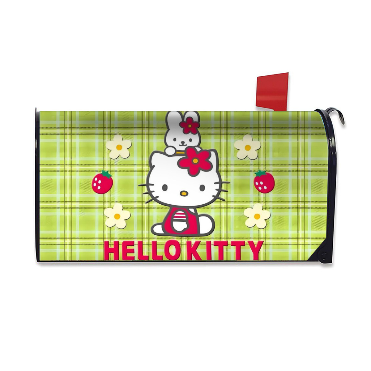 Hello Kitty Animation mailbox cover both sides customized, personalized ...
