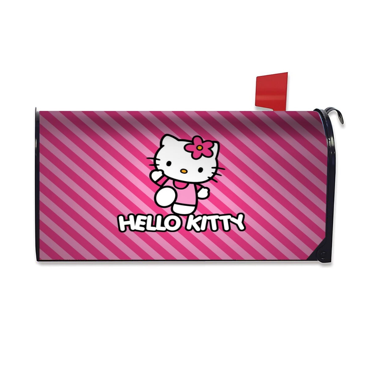 Hello Kitty Animation mailbox cover both sides customized, personalized ...
