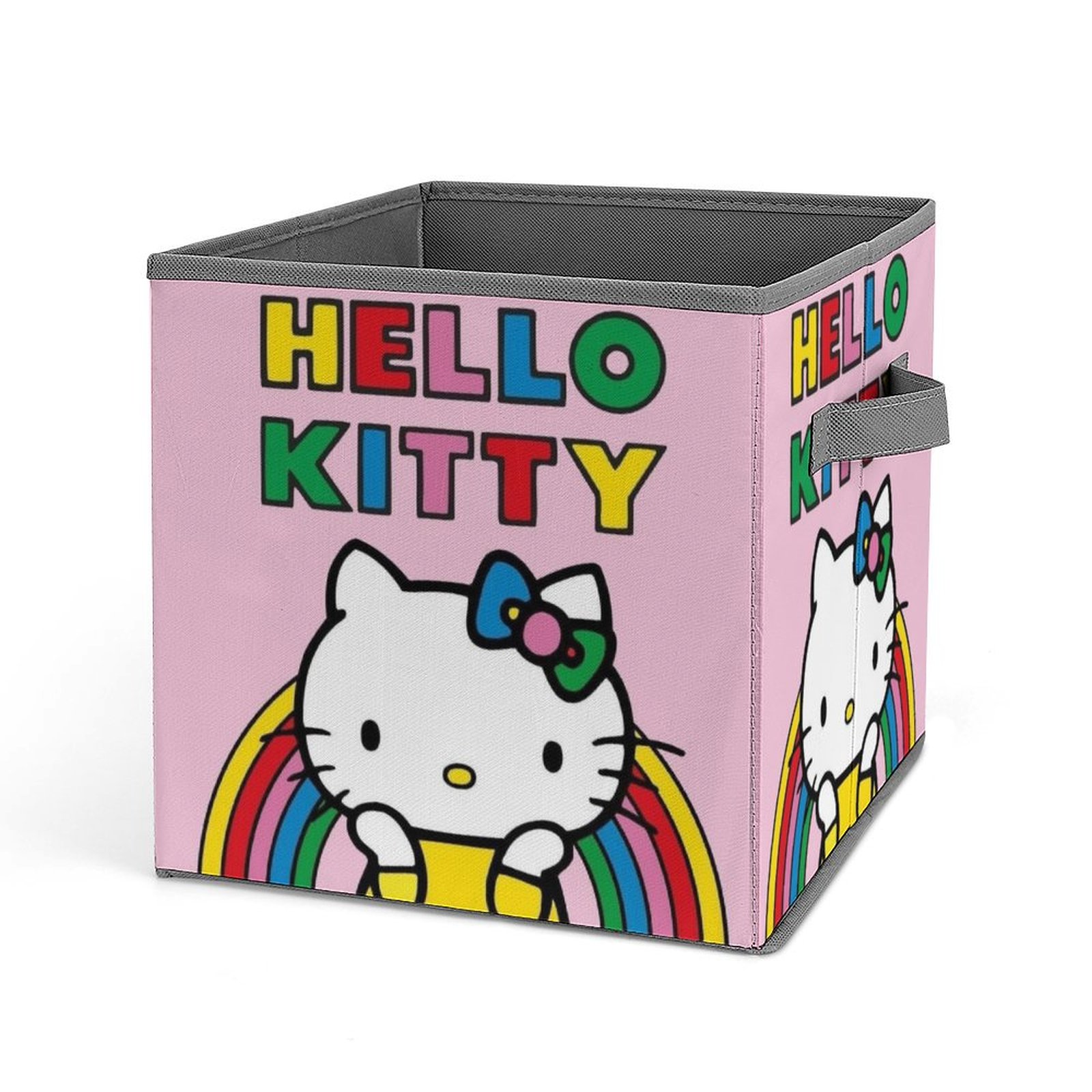 Hello Kitty Anime Cartoon Cube Storage Bins, 10.6 Cube Storage ...