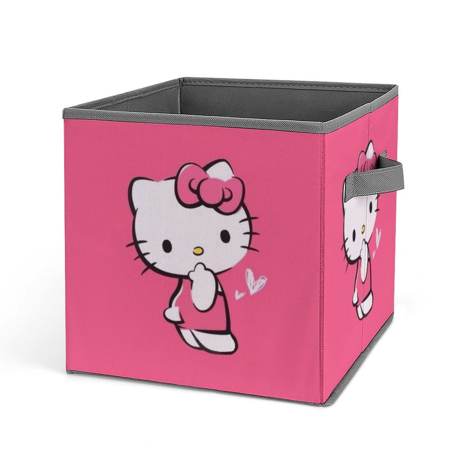 Hello Kitty Anime Cartoon Cube Storage Bins, Foldable Storage Cube ...