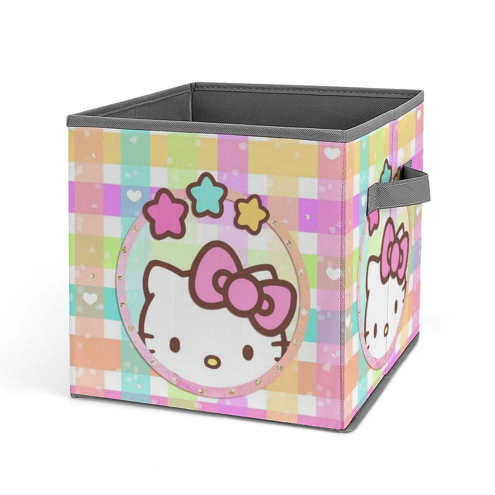 Hello Kitty Anime Cartoon Cube Storage Bins for Shelves, Storage Cubes ...