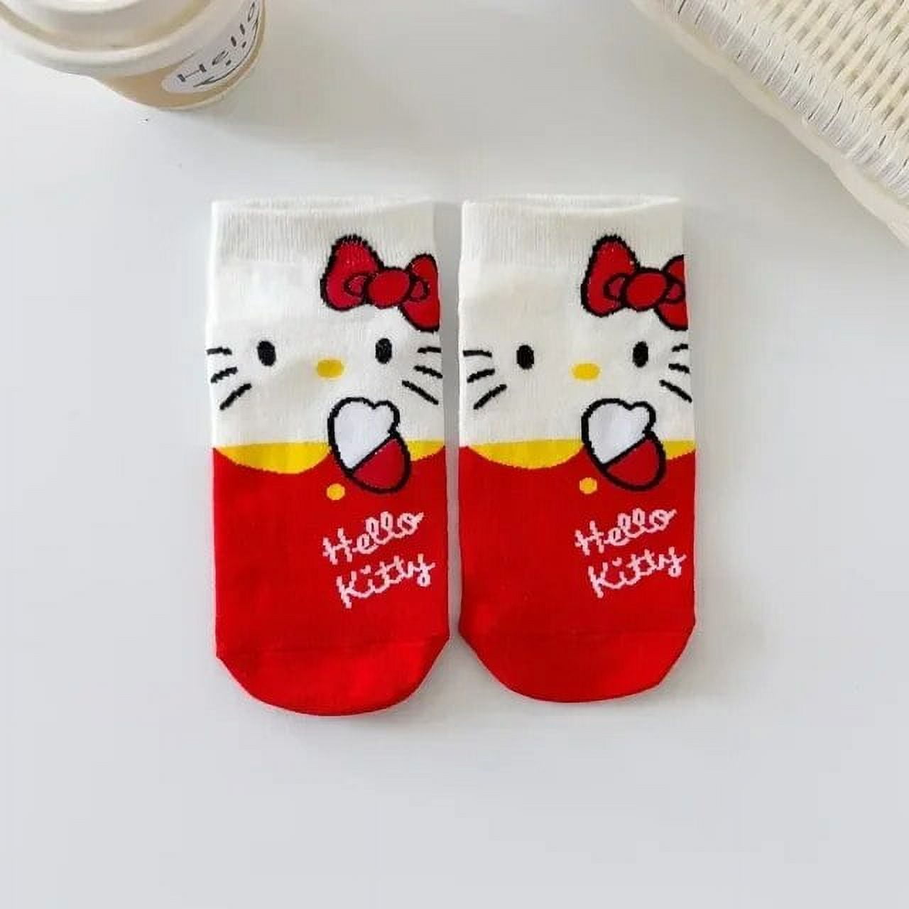 Hello Kitty Anime Kids Socks Sanrio Cinnamoroll My Melody Kuromi Anime ...