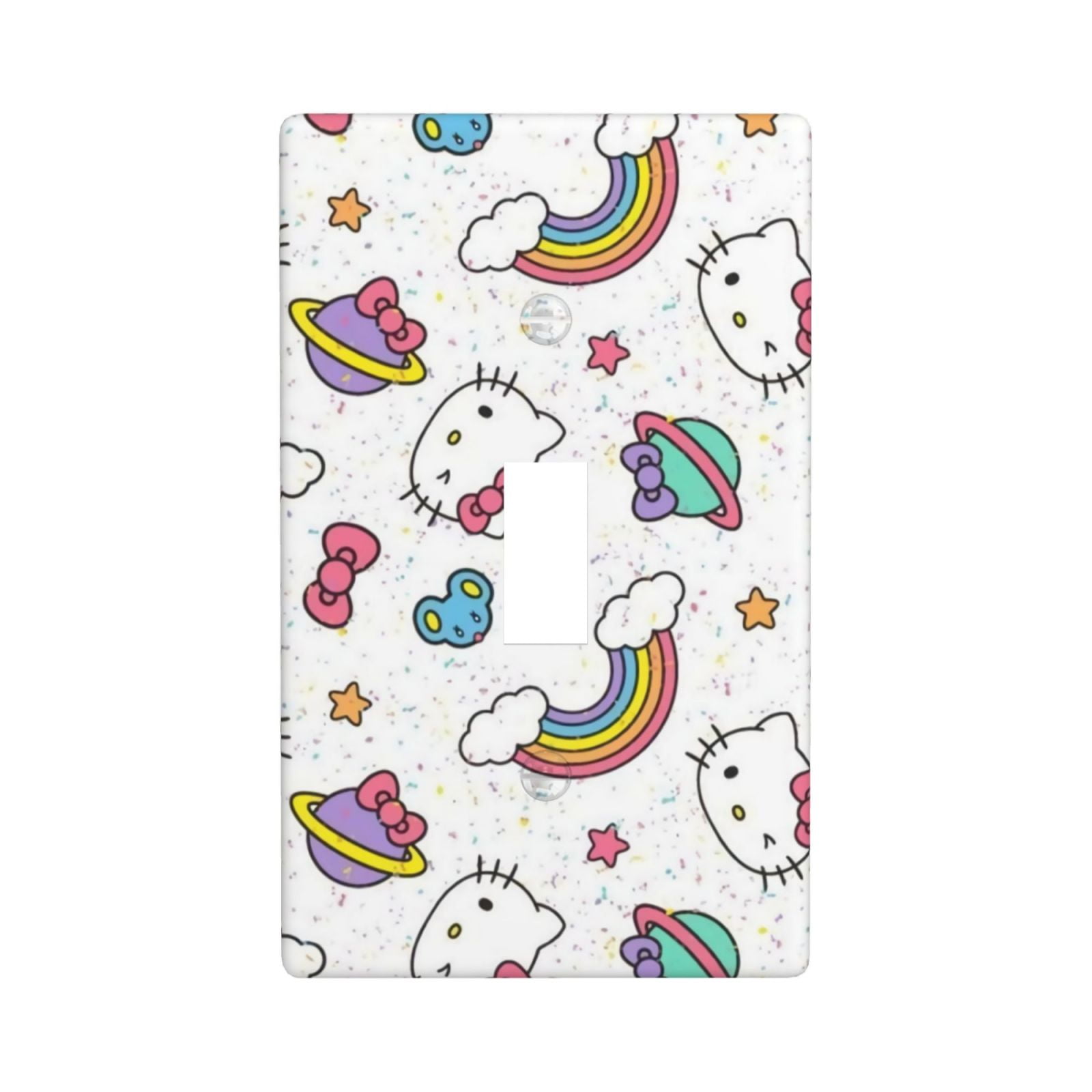 Hello Kitty Anime Light Switch Cover Plates, Single Lever Wall Plate, 1 ...