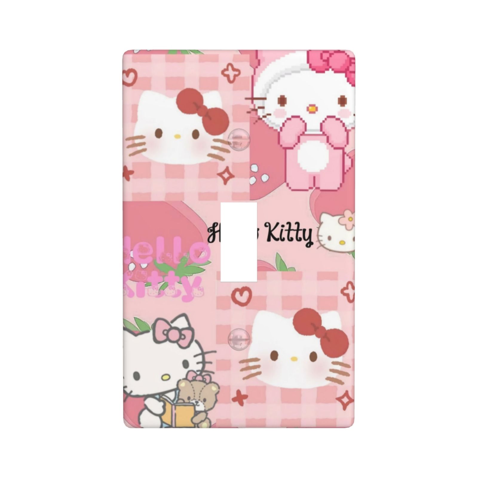 Hello Kitty Anime Light Switch Cover Plates, Single Lever Wall Plate, 1 ...