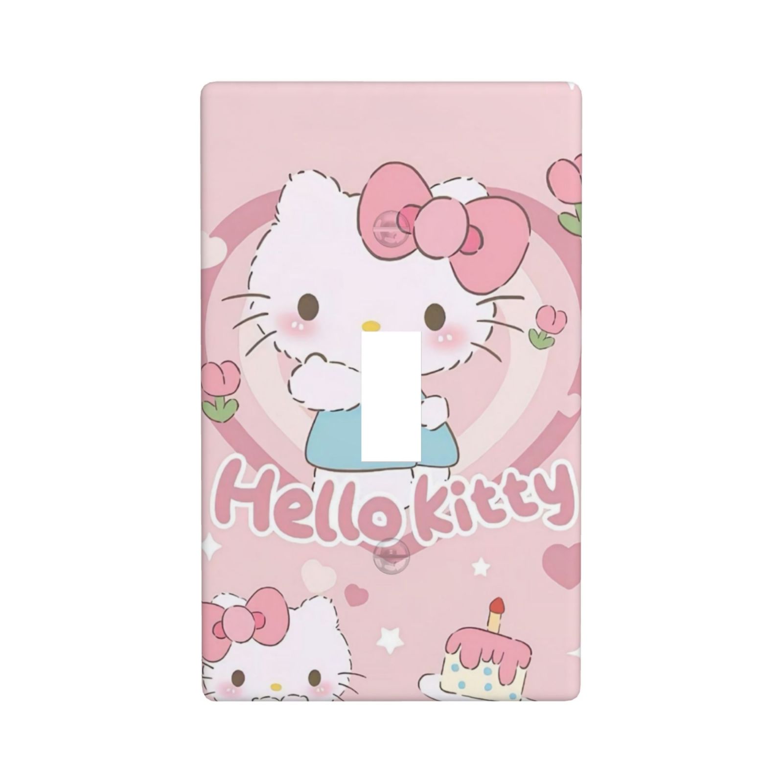 Hello Kitty Anime Light Switch Cover Plates, Single Lever Wall Plate, 1 ...