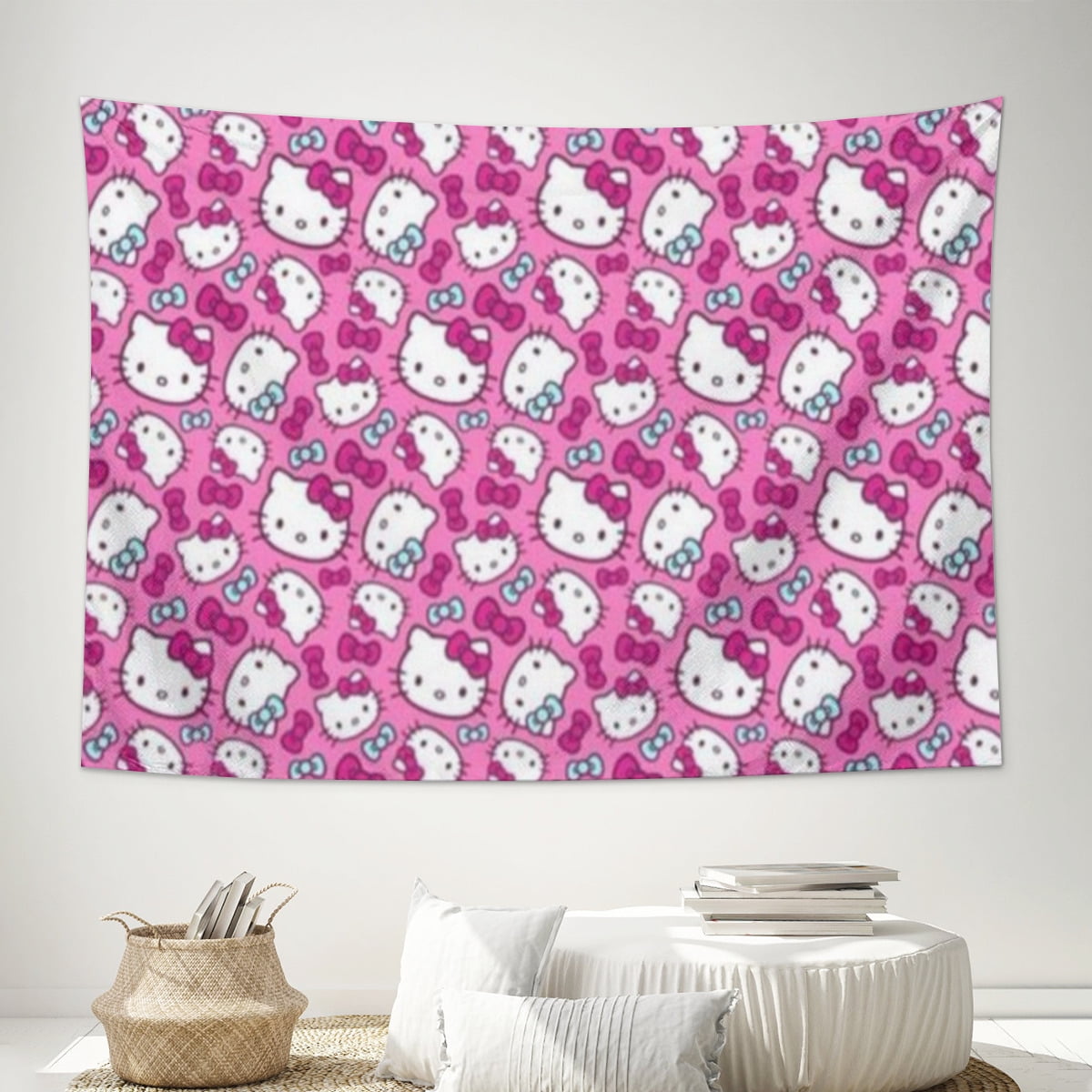 Hello Kitty Anime Poster Tapestry - Large Wall Art Background, Birthday ...