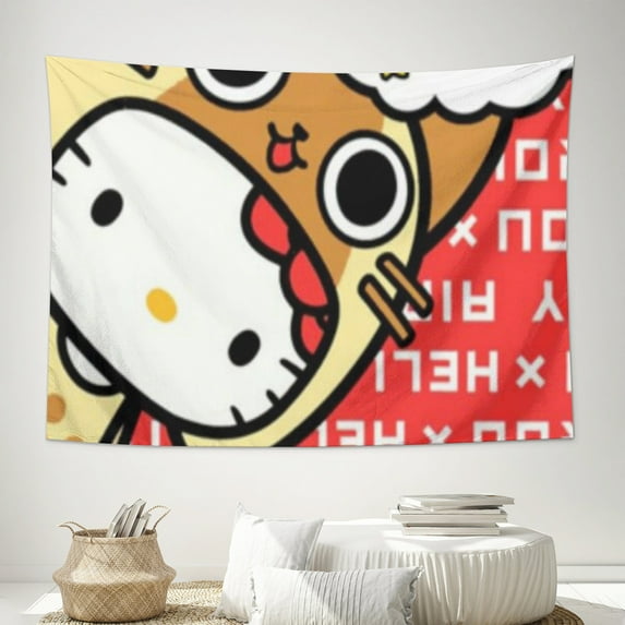 Hello Kitty Anime Poster Tapestry - Large Wall Art Background, Birthday ...
