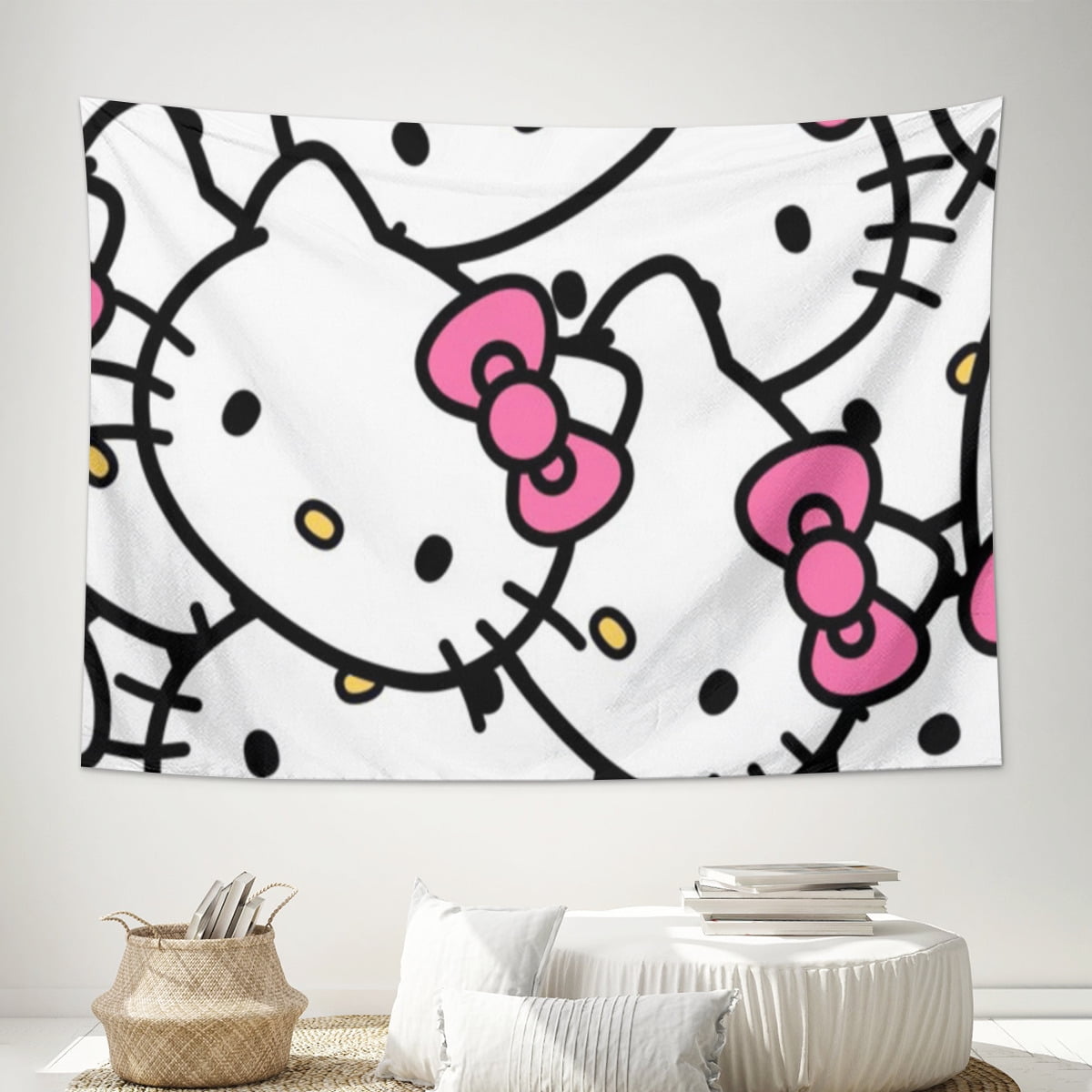 Hello Kitty Anime Poster Tapestry - Large Wall Art Background, Birthday ...