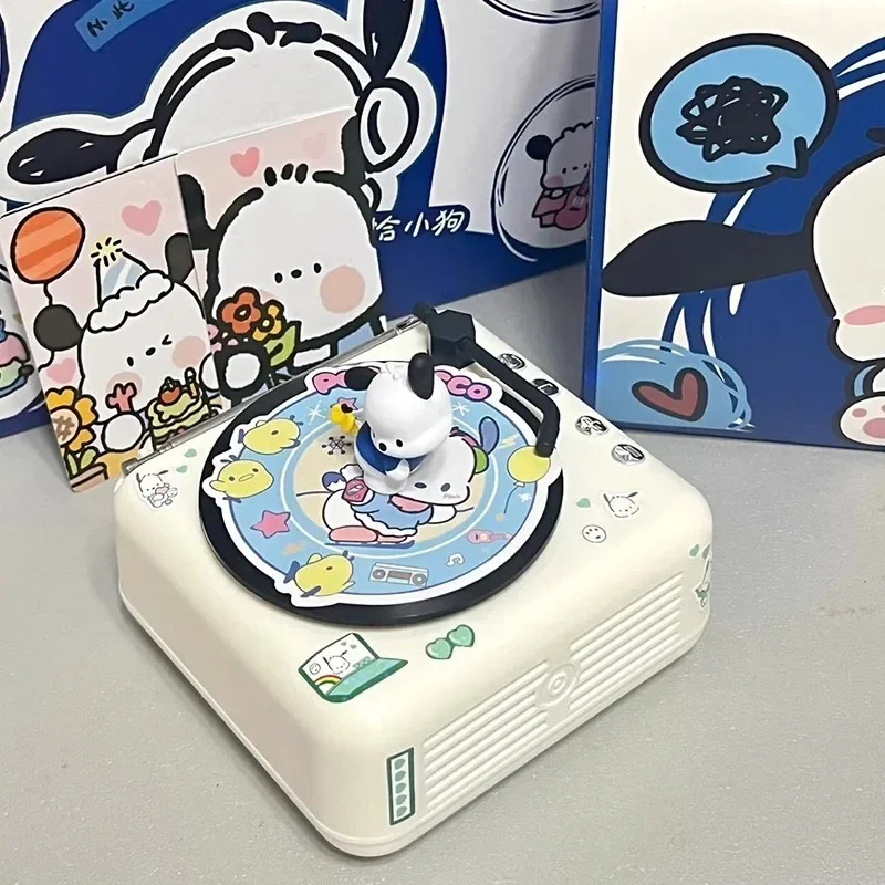 Hello Kitty Anime Sanrio Cinnamoroll Ins Kawaii Record Player Cute ...