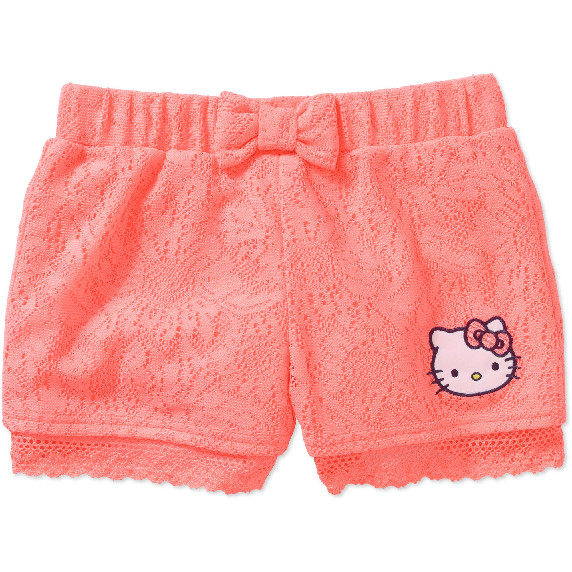 Hello Kitty Ap Hk Girls All Over Lace Short - Walmart.com
