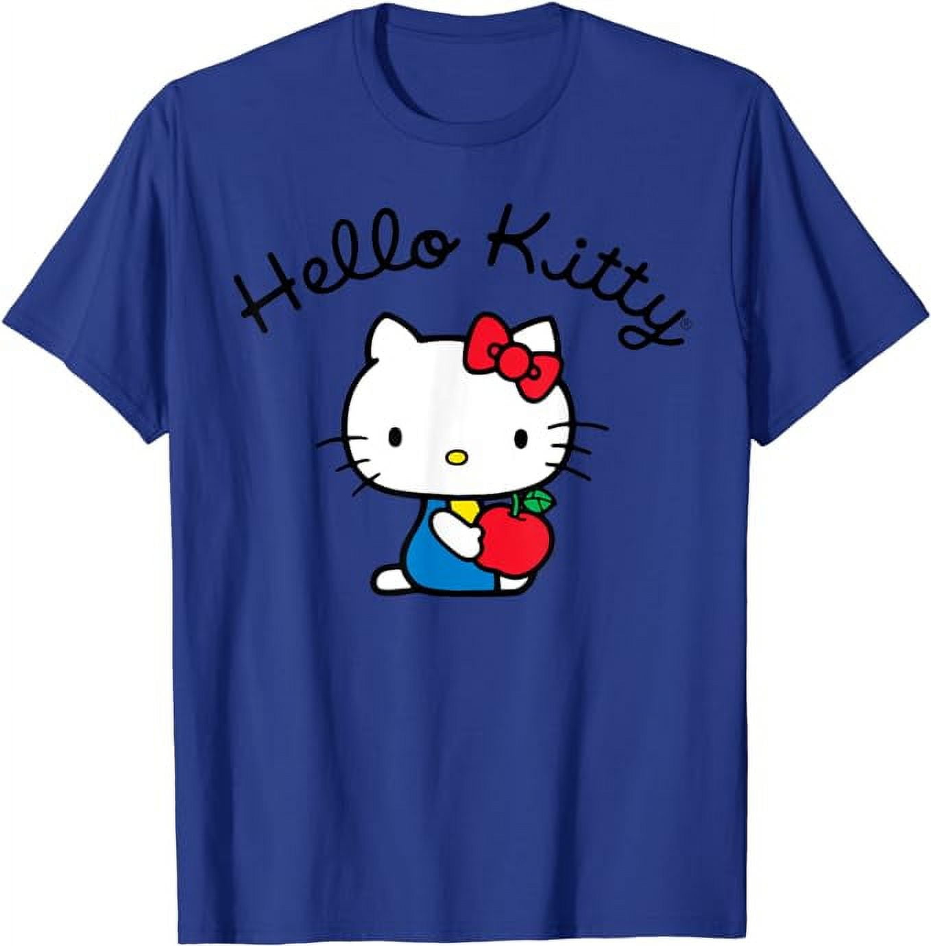Hello Kitty Apple Retro Logo T-Shirt, Cute Tee For Men Women Cat Lovers ...