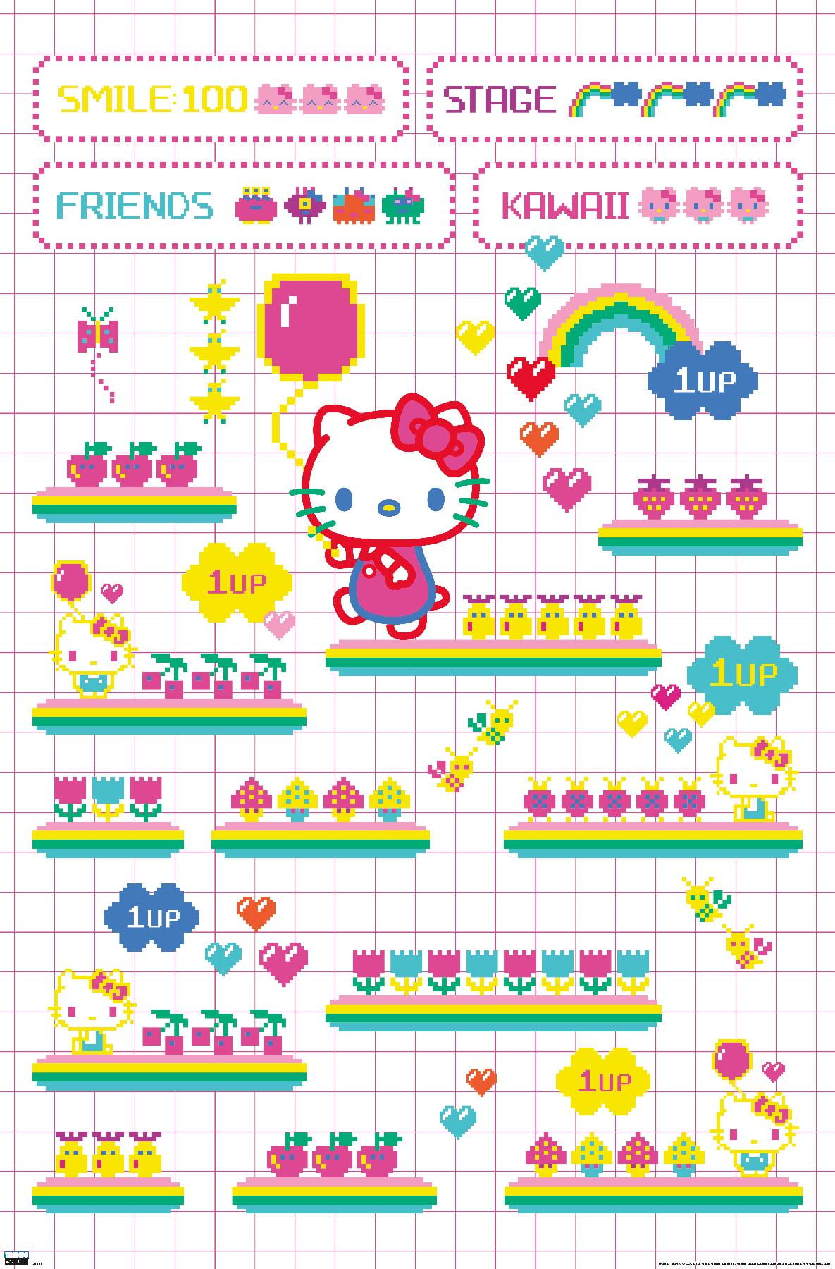 Hello Kitty - Arcade Wall Poster, 22.375" x 34" - Walmart.com