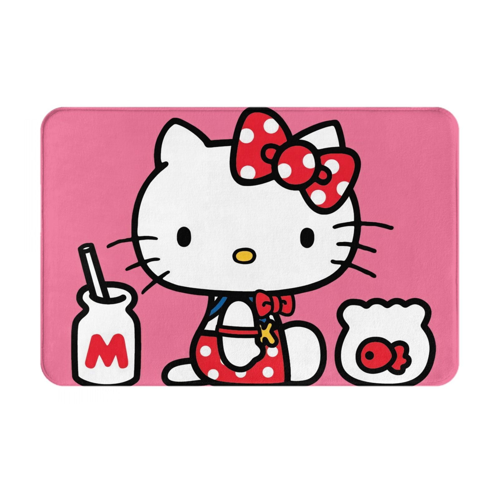 Hello Kitty Area Rug Cartoon Decorative Rug Soft Shag Bathroom Mat ...