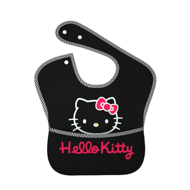Hello Kitty Baby Bib Cute Cartoon Baby Waterproof Feeding Bibs for ...
