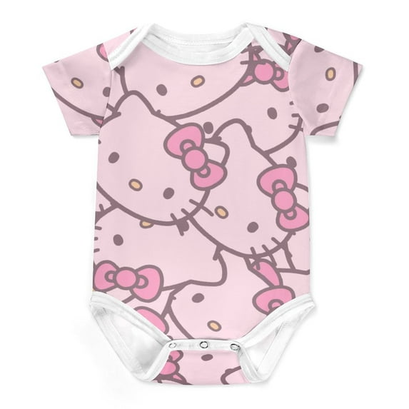 Hello Kitty Baby Bodysuit Boy Girl Clothes Soft Newborn Infant Outfit ...