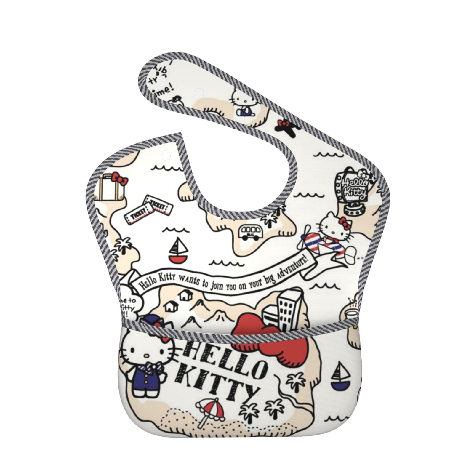 Hello Kitty Baby Feeding Bib Waterproof Food Bibs Toddler/Baby Bibs For ...