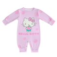 Hello Kitty Baby Footless Rompers, Long Sleeve Baby Onesie Jumpsuit for ...