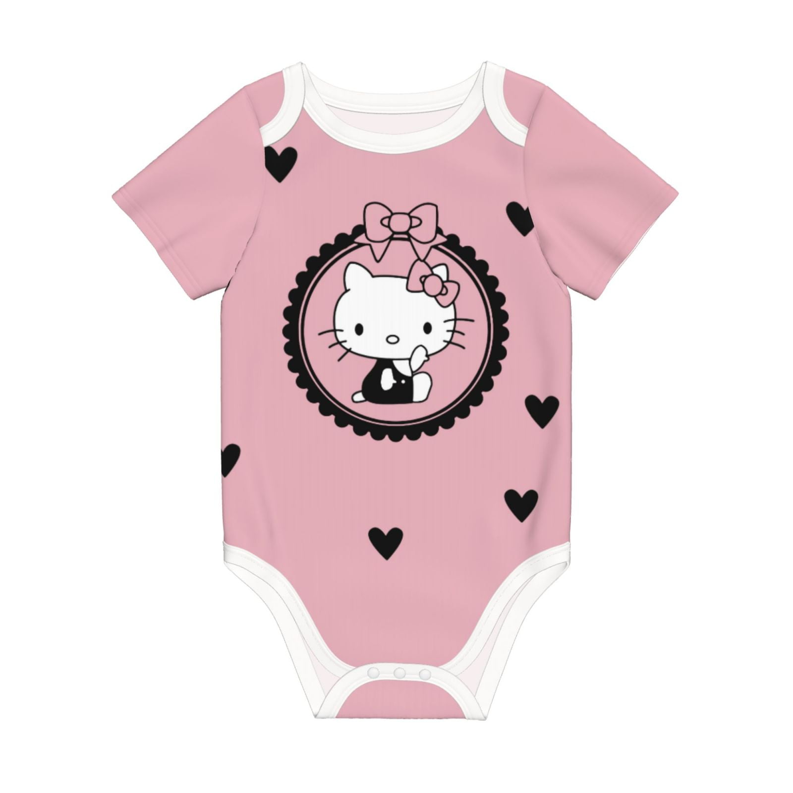 Hello Kitty Baby Romper 0-2 Years Short Sleeve Babysuits Boy Girl ...
