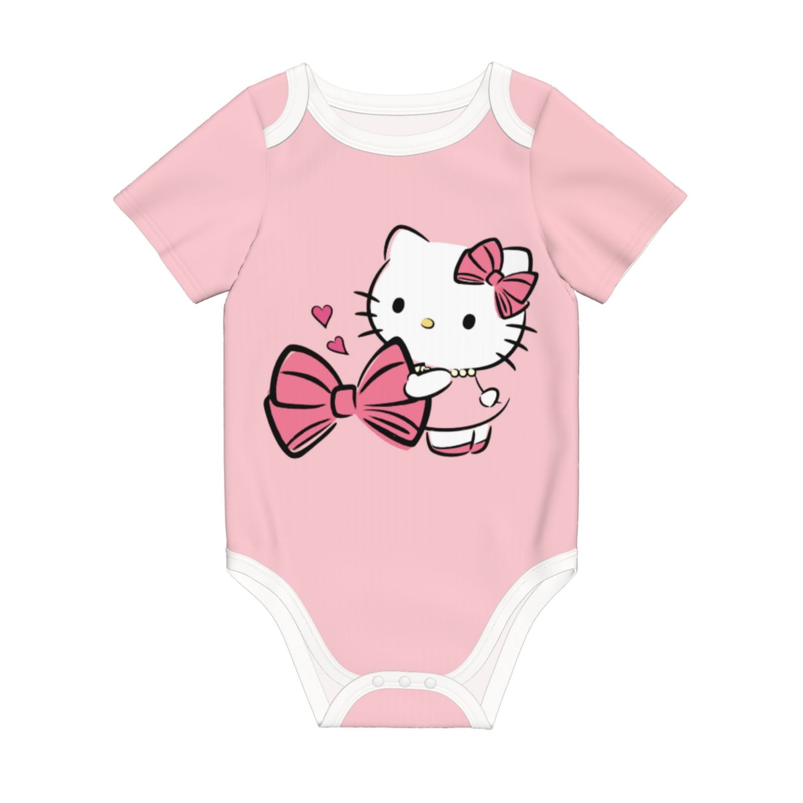 Hello Kitty Baby Romper 0-2 Years Short Sleeve Babysuits Boy Girl ...