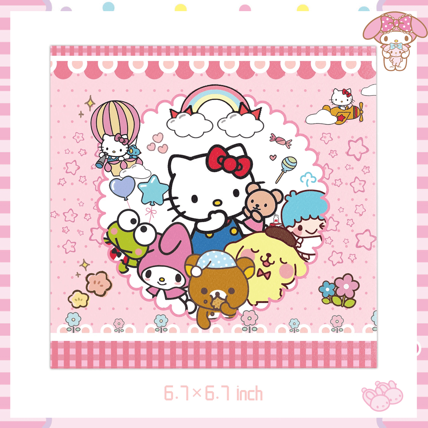Hello Kitty Baby Shower Party Napkins Party Sanrio Cinnamoroll Napkins ...