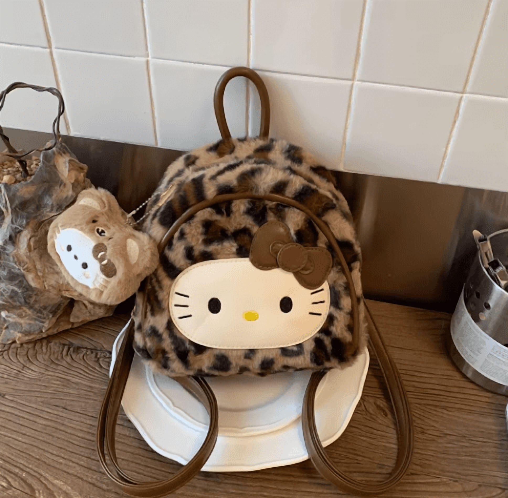 Hello Kitty Backpack Cartoon Cute Design Backpack Gifts - Walmart.com