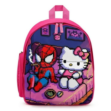 Hello Kitty Clear Backpack with Lunch Box Set, See-Through Book Bag for ...