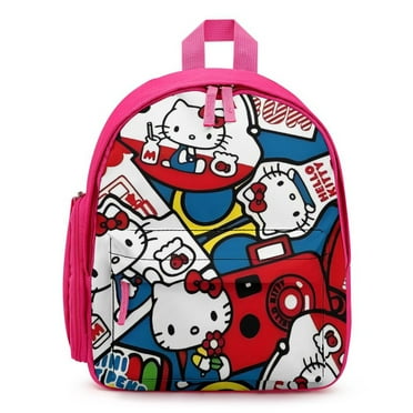Hello Kitty Clear Backpack with Lunch Box Set, See-Through Book Bag for ...