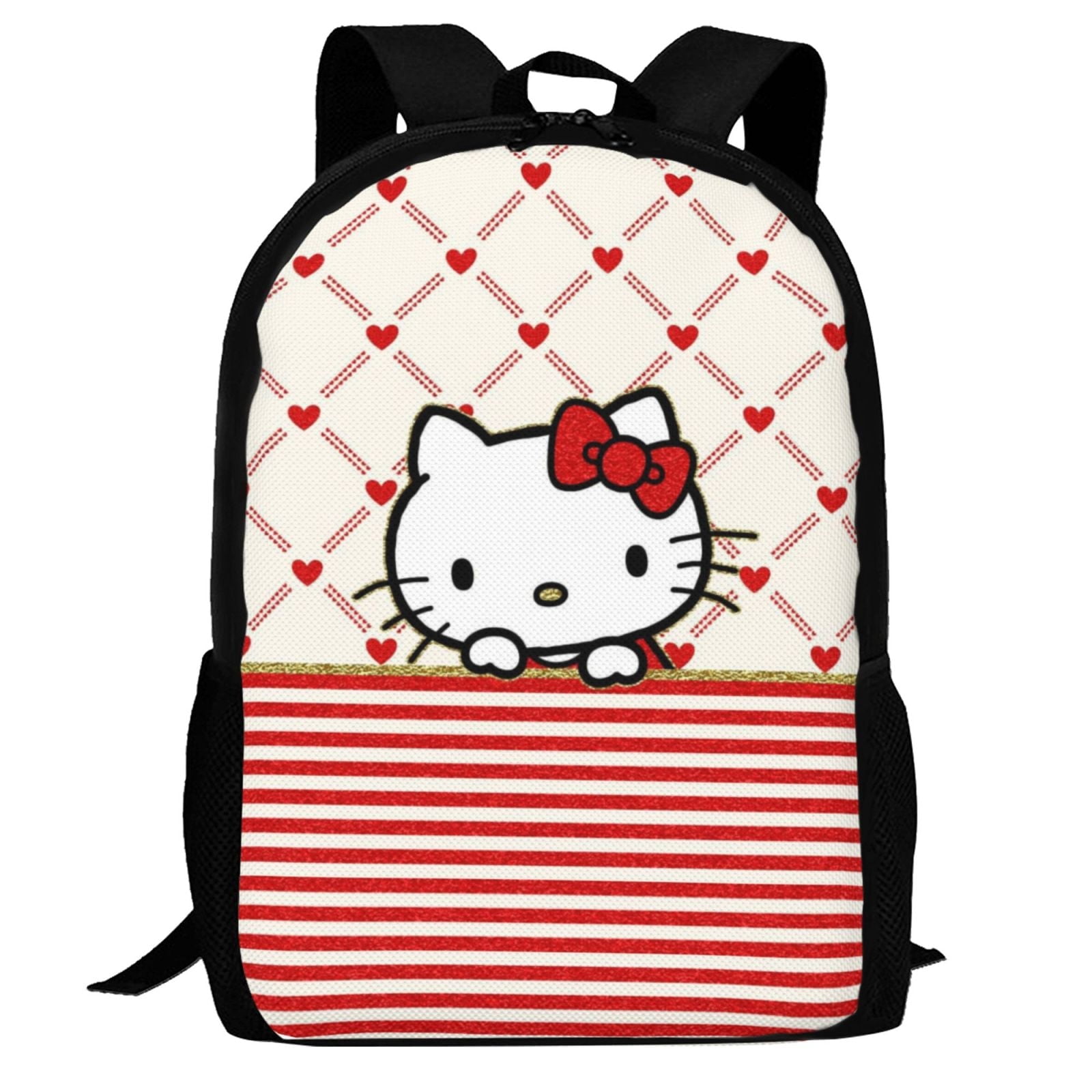 Hello Kitty Backpack Cute Cartoon BagPrinted Daypack Novelty Travel ...