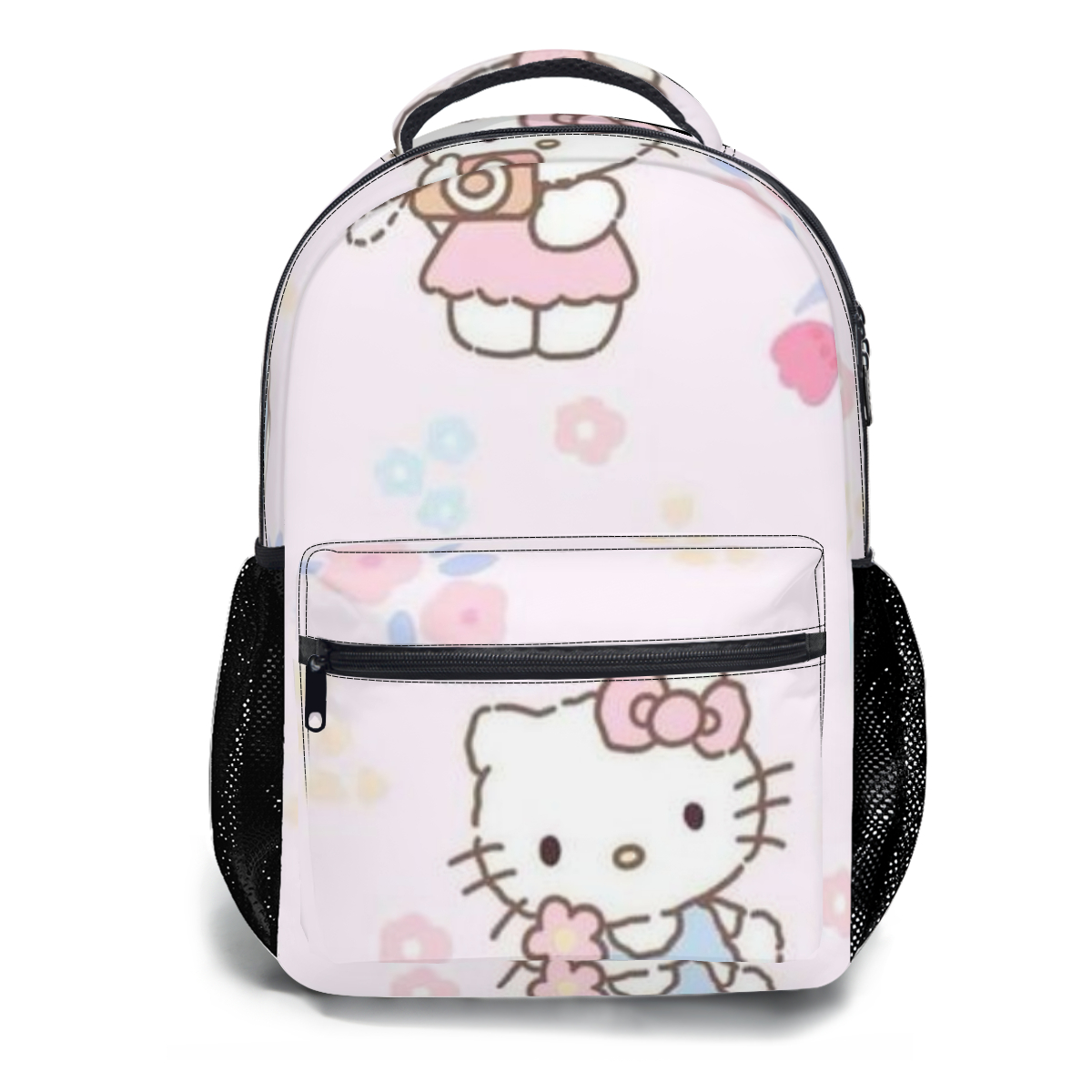 Hello Kitty Backpack Large Capacity Multifunctional 17 Inch Cute Hello ...