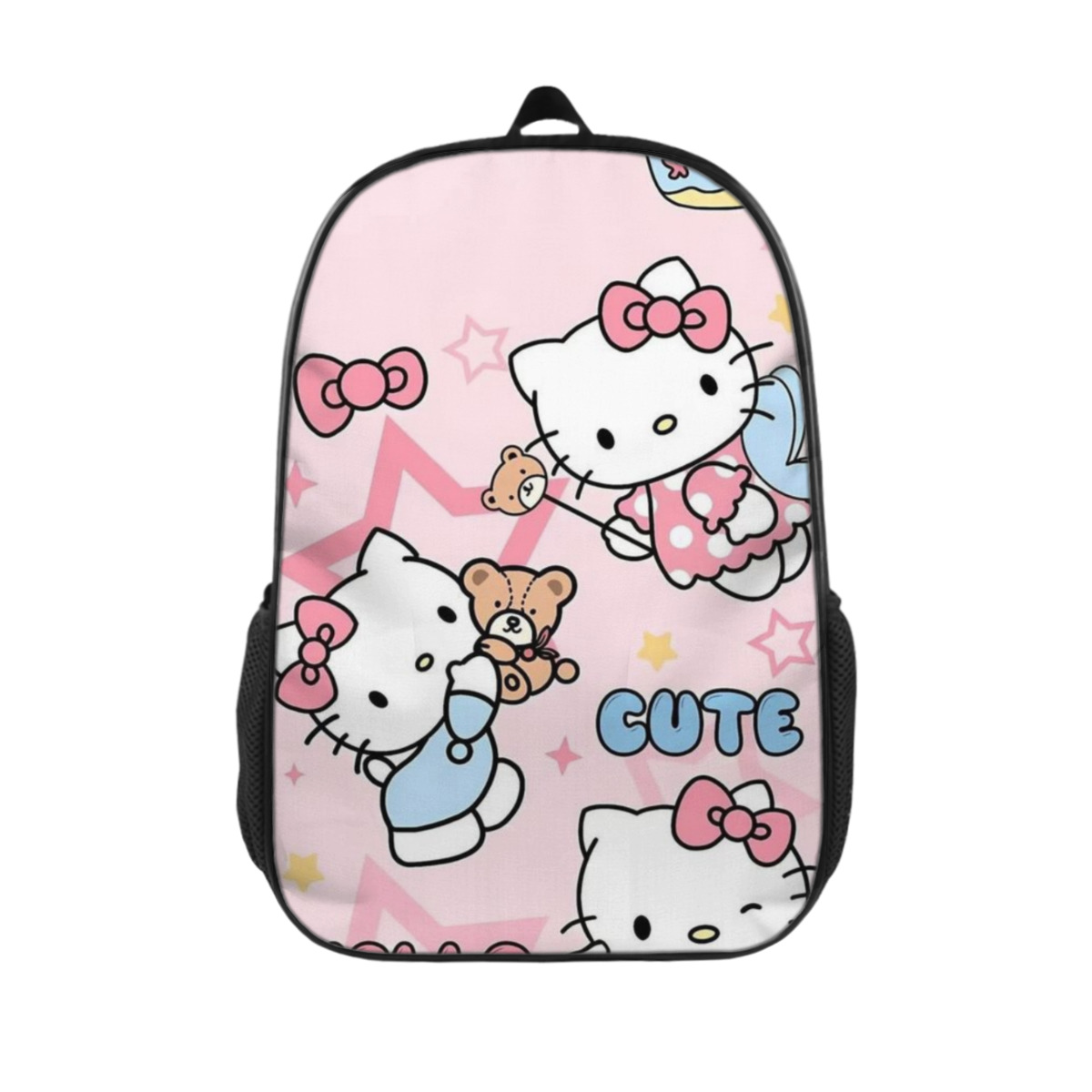 Hello Kitty Backpack Large Capacity Multifunctional 17 Inch Cute Hello ...